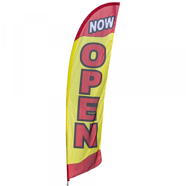 Now Open Flags for Businesses | Free Shipping | Vispronet