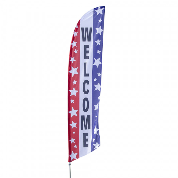 Welcome Feather Flag | Low Prices + Free Shipping | VPN