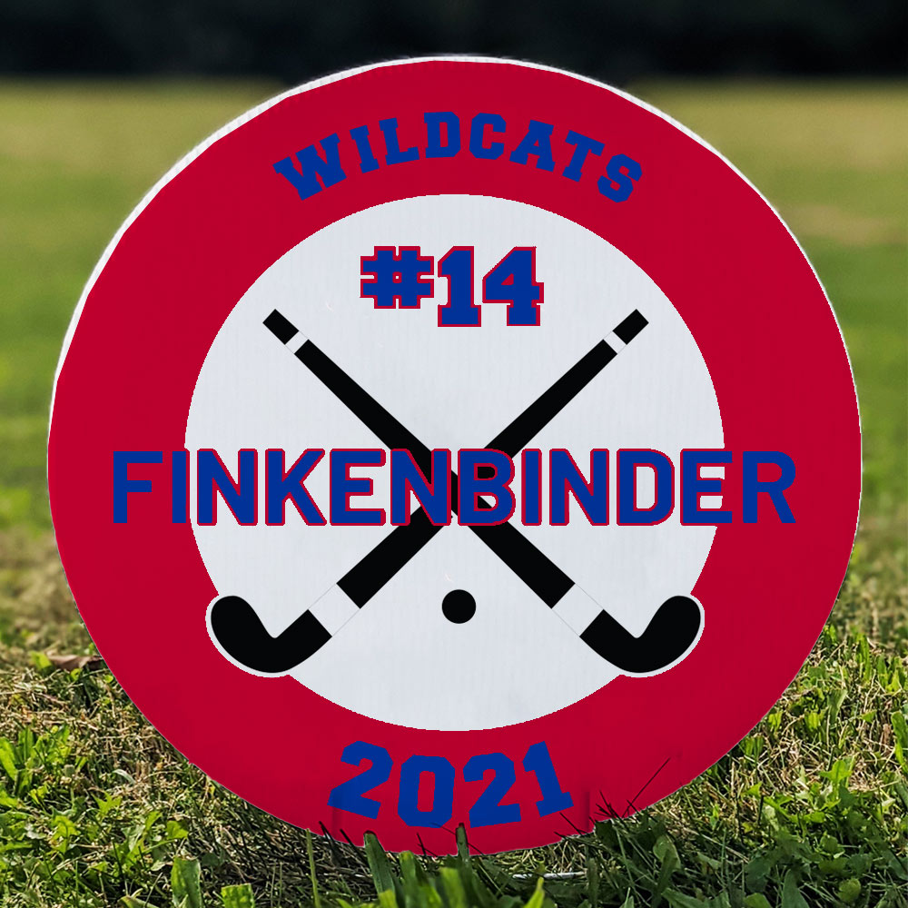 Field Hockey Yard Signs | Free Shipping | Vispronet