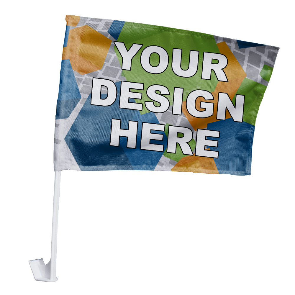 Sublimated Car Flags | Vispronet
